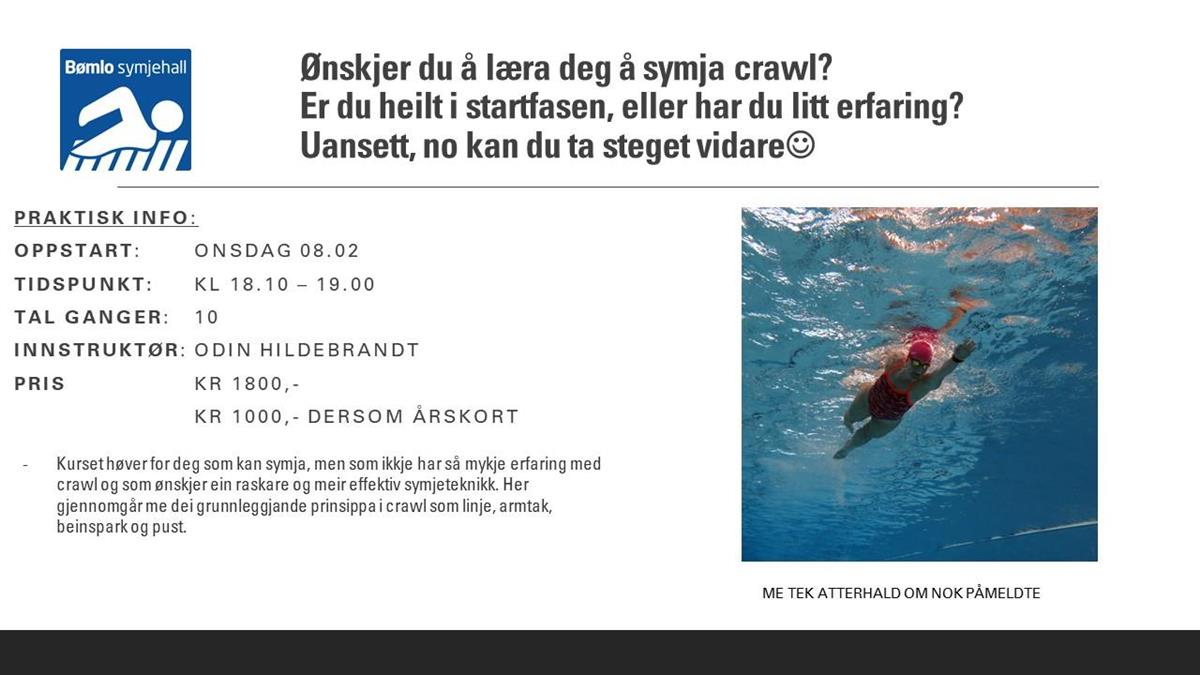 Crawl kurs - Bømlo kommune